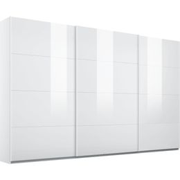 Schwebet&uuml;renschrank Rauch "Kleiderschrank Schrank Garderobe TOPSELLER OTELI inkl. Inneneinteilung", wei&szlig; (wei&szlig;, hochglanz wei&szlig;), B:360cm H:229cm T:62cm, Holzwerkstoff, Schr&auml;nke, Schwebet&uuml;renschrank, mit 3 Innenschubladen sowie zus&auml;tzlichen Einlegeb&ouml;den MADE IN GERMANY, Topseller