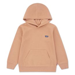 Hoodie LEVI'S KIDS "LVB MINI BATWING PULL OVER HOO", Jungen, Gr. 14 (164), peach bloom, Sweatware, Obermaterial: 60% Baumwolle, 40% Polyester, bequem, angesetztes B&uuml;ndchen, Sweatshirts Hoodie, for BOYS