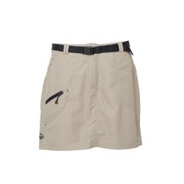 2-in-1-Shorts DEPROC Active "GRANBY SKORT & Short Rock", Damen, Gr. 52 (XXL), Normalgr&ouml;&szlig;en, beige (sand), 95% Polyester; 5% Elastan, Hosen Outdoorbekleidung Trainingshose 5-Pocket-Hose Sporthose Trekkingrock, auch in Gro&szlig;en Gr&ouml;&szlig;en erh&auml;ltlich