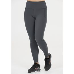 Trainingstights Endurance "Move", Damen, Gr. 38, EURO-Gr&ouml;&szlig;en, blau (dunkelblau), 52% Polyamid, 48% Elasthan, unifarben, Hosen, mit smarter Kompressionswirkung und flachen N&auml;hten