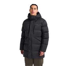 Daunenjacke Jack Wolfskin "ICY HILL COAT", Herren, Gr. XL, schwarz, Obermaterial: 100% Polyamid. Futter: 100% Polyester. Wattierung: 90% Entendaune, 10% Federn, h&uuml;ftbedeckend, Jacken Daunenjacke, W&auml;rmend, winddicht, Daunenparka