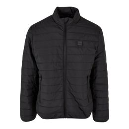 Anorak Urban Classics "Urban Classics Herren Light Bubble Jacket", Herren, Gr. L, schwarz, 100% Polyester, unifarben, normal, amerikanischer Ausschnitt, Jacken