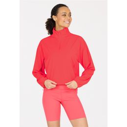 ENDURANCE ATHLECIA Outdoorjacke ATHLECIA "Sharma", Damen, Gr. 34, koralle, 90% Polyamid, 10% Elasthan, unifarben, normal, hoch geschlossener Ausschnitt, Jacken Outdoorjacke, aus atmungsaktivem Material