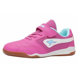 Indoorschuh Kangaroos "K-BRACEYARD EV", M&auml;dchen, Gr. 34, fuchsia, limpet shell, Mesh, Synthetik, Schuhe