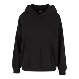 Kapuzenpullover Urban Classics "Urban Classics Ladies Light Terry Oversized Hoodie", Damen, Gr. M, schwarz, 70% Baumwolle, 30% Polyester, unifarben, oversize, ohne Ausschnitt, Pullover Kapuzenpullover