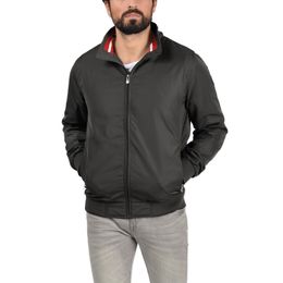 Kurzjacke Blend "BHZyklo", Herren, Gr. L, phantom grau, 100% Polyester, unifarben, regular fit normal, ohne Ausschnitt, eingesetzt elastischer Bund, Jacken Kurzjacke, Softshelljacke mit Taschen und elastischem Bund