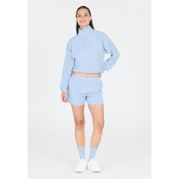 ENDURANCE ATHLECIA Outdoorjacke ATHLECIA "Sharma", Damen, Gr. 38, blau (hellblau), 90% Polyamid, 10% Elasthan, unifarben, normal, hoch geschlossener Ausschnitt, Jacken Outdoorjacke, aus atmungsaktivem Material