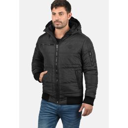 Steppjacke Blend "BHBoris", Damen, Gr. XL, schwarz teddy 1, Fleece, 65% Nylon, 35% Polyester, regular fit, ohne Ausschnitt, eingesetzt Rippb&uuml;ndchen, Jacken Steppjacke, Winterjacke mit abnehmbarer Kapuze und Teddyfutter