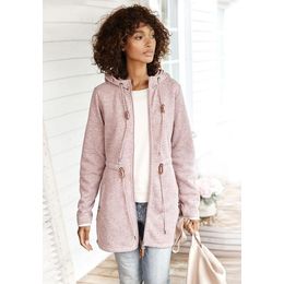 Lascana Fleecejacke pink Gr. 32/34 f&uuml;r Damen