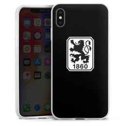 DeinDesign iPhone Xs Max Handy Silikon H&uuml;lle Case transparent Handyh&uuml;lle Sechzger Official Licensed Product Tsv 1860 M&uuml;nchen Silikon Case