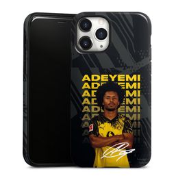 DeinDesign iPhone 11 Pro Handy Panzer Handyh&uuml;lle robuste Outdoor H&uuml;lle Schutzh&uuml;lle gl&auml;nzend Borussia Dortmund Bvb Karim Adeyemi Tough Case