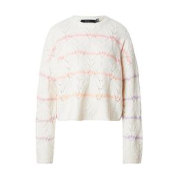 V&eacute;ro Moda VERO MODA Pullover 'VMNew Hatty' Damen Gr&ouml;&szlig;e M helllila / rosa / wollwei&szlig;