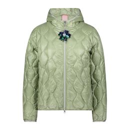 Cartoon Winter Jacket female Green size 46