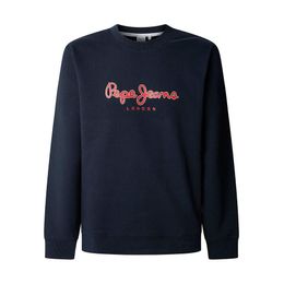 Pepe Jeans Sweatshirt "Duke" in Dunkelblau - 44% | Gr&ouml;&szlig;e L | Herren-plussize