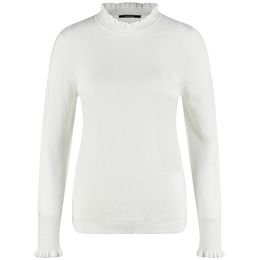 Taifun Pullover in Wei&szlig; - 47% | Gr&ouml;&szlig;e 42 | Damen-pullover-cardigans
