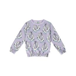 Smafolk Sm&aring;folk Sweatshirt in Lila - 72% | Gr&ouml;&szlig;e 122/128 | Kinder-sweatshirts-jacken
