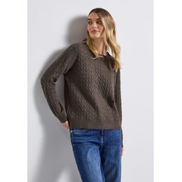 Cecil Pullover in Dunkelbraun - 53% | Gr&ouml;&szlig;e 34 | Damen-pullover-cardigans