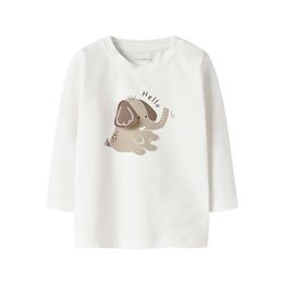 name it Longsleeve "Fanty" in Wei&szlig; - 30% | Gr&ouml;&szlig;e 68 | Baby-langarmshirts