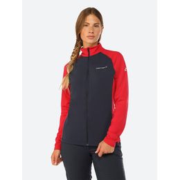 Fischer Funktionsjacke "El Flex" in Rot/ Dunkelblau - 64% | Gr&ouml;&szlig;e L | Damen-outdoorjacken