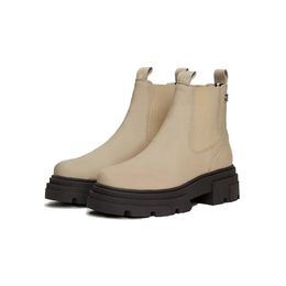 Tommy Hilfiger Shoes Leder-Chelsea-Boots in Beige - 45% | Gr&ouml;&szlig;e 40 | Stiefeletten