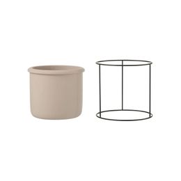 J Line &Uuml;bertopf in Taupe - (H)16 x &Oslash; 16,5 cm - 22% | Kerzen-vasen