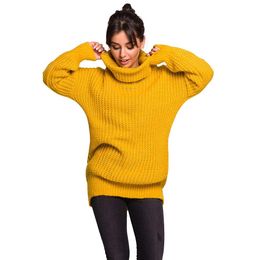 Be Wear Rollkragenpullover in Ocker - 70% | Gr&ouml;&szlig;e L/XL | Damen-pullover-cardigans