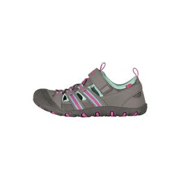 Trollkids Halbsandalen "Sandefjord" in Anthrazit/ Hellblau/ Rosa - 37% | Gr&ouml;&szlig;e 33 | Kindersandalen