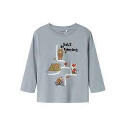 name it Longsleeve "Olen" in Hellblau - 31% | Gr&ouml;&szlig;e 104 | Kinder-longsleeves