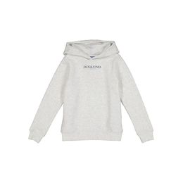 Jack & Jones JACK & JONES Junior Hoodie "Billyburg" in Wei&szlig; - 54% | Gr&ouml;&szlig;e 140 | Kinder-sweatshirts-jacken
