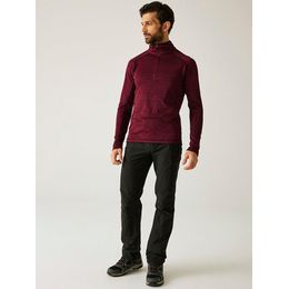 Regatta Fleecepullover "Yonder II" in Bordeaux - 76% | Gr&ouml;&szlig;e XL | Herren-fleece