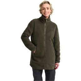 Jack Wolfskin Fleecemantel "High Curl" in Khaki - 33% | Gr&ouml;&szlig;e XS | Damenjacken