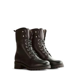 TRAVELIN' Leder-Boots "Myre" in Schwarz - 57% | Gr&ouml;&szlig;e 36 | Damen-stiefel