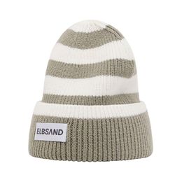 ELBSAND Beanie "Norid" in Wei&szlig;/ Beige - 48% | Damen-muetzen-caps