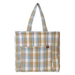 Fabelab Shopper in Blau/ Braun - (B)50 x (H)39 x (T)14 cm - 53% | Herrentaschen