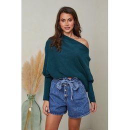 Jos&eacute;fine Pullover "Isaszeg" in Dunkelgr&uuml;n - 74% | Gr&ouml;&szlig;e M | Damen-pullover-cardigans