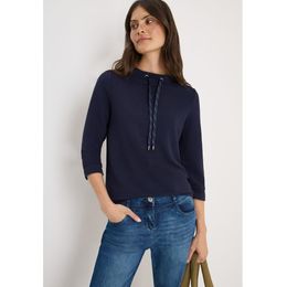 Cecil Sweatshirt in Dunkelblau - 42% | Gr&ouml;&szlig;e S | Damen-sweatshirts-jacken
