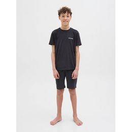 Jack & Jones JACK & JONES Junior Shirt "Everest" in Schwarz - 39% | Gr&ouml;&szlig;e 140 | Kinder-oberteile