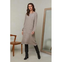 Jos&eacute;fine Strickkleid "Mahony" in Braun - 75% | Gr&ouml;&szlig;e S | Damen-kleider