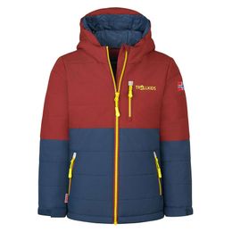 Trollkids Ski-/ Snowboardjacke "Hemsedal" in Braunrot/ Dunkelblau - 37% | Gr&ouml;&szlig;e 152 | Kinder-outdoor-jacken