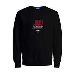 Jack & Jones Jack & Jones Sweatshirt in Schwarz - 54% | Gr&ouml;&szlig;e M | Herren-plussize