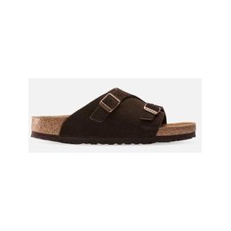 Birkenstock Leder-Pantoletten "Zurich" in Braun - 14% | Gr&ouml;&szlig;e 45 | Herren-hausschuhe