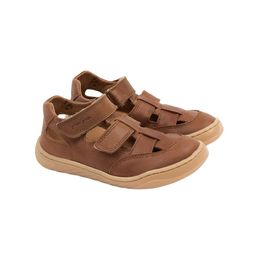 POM POM Leder-Barfu&szlig;schuhe in Hellbraun - 62% | Gr&ouml;&szlig;e 30 | Kindersandalen