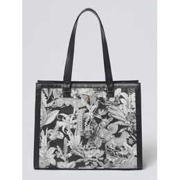 CXL by Christian Lacroix Schultertasche in Schwarz/ Wei&szlig; - (B)39 x (H)31 x (T)15 cm - 70% | Damen-taschen