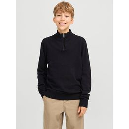 Jack & Jones JACK & JONES Junior Pullover ''Emil'' in Schwarz - 42% | Gr&ouml;&szlig;e 140 | Kinder-pullover