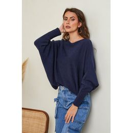 Jos&eacute;fine Pullover "Hajos" in Dunkelblau - 76% | Gr&ouml;&szlig;e L | Damen-pullover-cardigans
