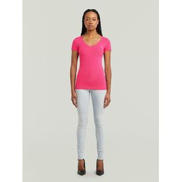 G-Star Raw G-Star Shirt "Base V" in Pink - 26% | Gr&ouml;&szlig;e L | Damen-tops