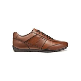 Geox Leder-Sneakers "Wells" in Hellbraun - 53% | Gr&ouml;&szlig;e 39 | Herrensneakers