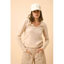 Just Cashmere Kaschmir-Pullover "Joan" in Beige - 50% | Gr&ouml;&szlig;e L | Damen-pullover-cardigans