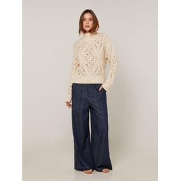 Rodier Pullover in Creme - 61% | Gr&ouml;&szlig;e M | Damen-pullover-cardigans