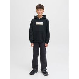 Jack & Jones JACK & JONES Junior Hoodie ''Inwood'' in Schwarz - 45% | Gr&ouml;&szlig;e 140 | Kinder-sweatshirts-jacken